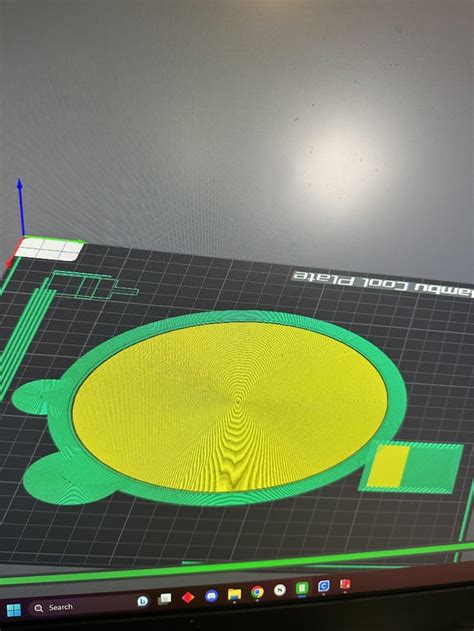 why is bs making my entire first layer support w the model is flush on