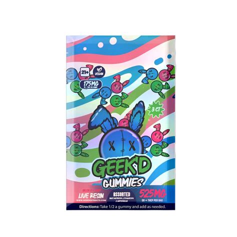 Geekd Delta 8 Thc P Gummies 525mg Everything 420