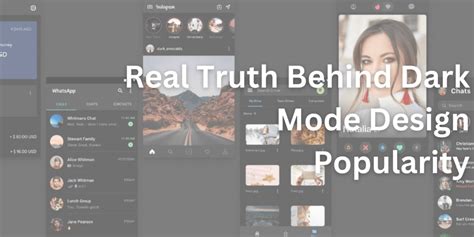 Do You Know The Real Truth Behind Dark Mode Designs Being Increasingly Popular Web Mob