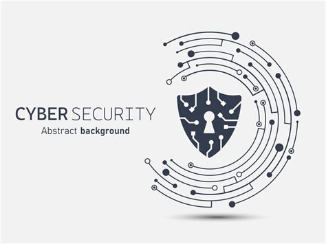 Premium Vector Shield On Circuit Board Secure Technology Cyber Security Concept Abstract