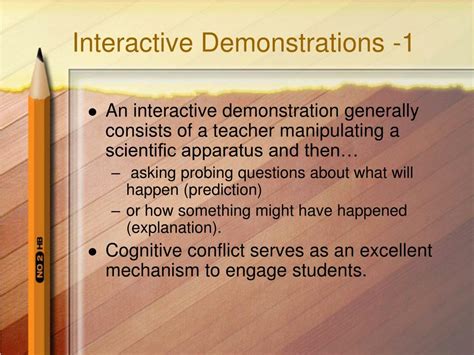 PPT Interactive Lecture Demonstrations Suggestions For Preparing And Performing Thought