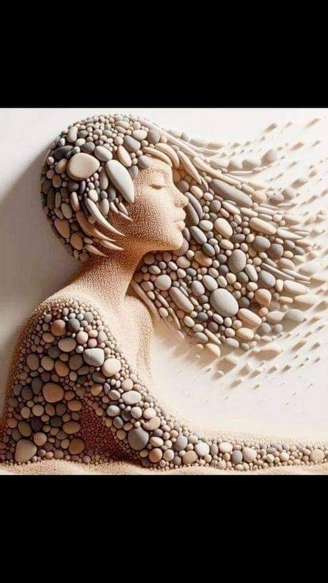 Sanat Kulübü Afro Sanat Mozaik Deseni Taş Sanatı
