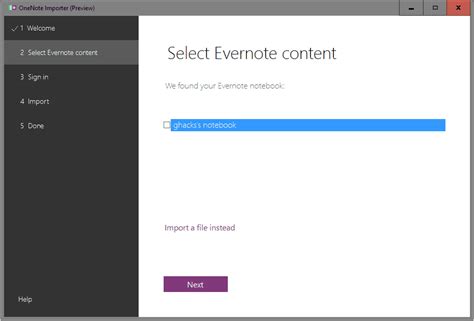 How To Migrate From Evernote To Onenote Ghacks Tech News