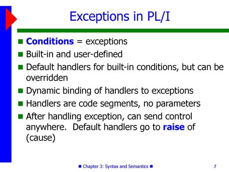 exception handling in text chapter ppt download