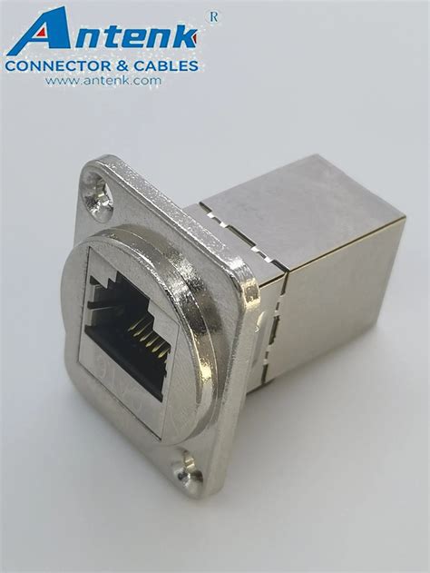 Silver Metal Case Cat6 Inline Coupler Keystone Jack Rj45 Connector Rj45 Jack And Cat6 Coupler