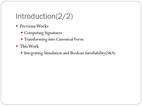 Ppt Simulation And Sat Based Boolean Matching For Large Boolean
