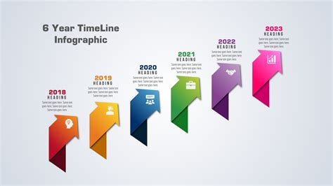 PowerPoint Year Timeline Infographic PowerUP With POWERPOINT