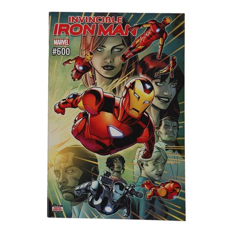 2018 Invincible Iron Man Issue 600 Marvel Comic Book Pristine Auction
