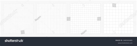 Set Square Grid Background Empty Space Stock Vector Royalty Free