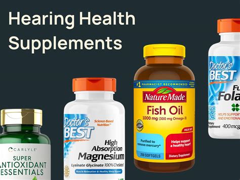 Audiologists Top Supplements And Vitamins For Hearing Health