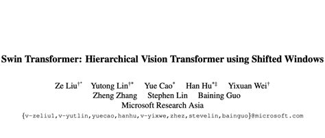 人工智能 Swin Transformer：最佳论文，准确率和性能双佳的视觉transformer Iccv 2021 晓飞的算法工程笔记 Segmentfault 思否