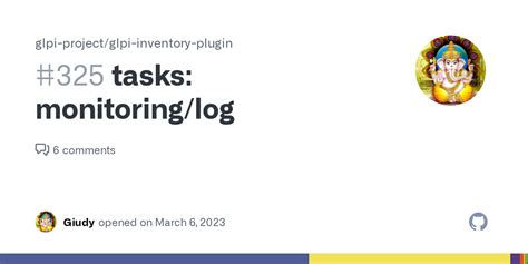 Tasks Monitoring Log Issue Glpi Project Glpi Inventory Plugin GitHub