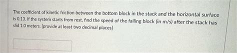 Solved Three Identical Blocks Are Stacked Upon Each Other Chegg Com