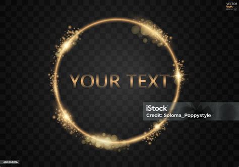 텍스트에 대 한 벡터 골든 프레임입니다 빛나는 프레임 블랙 투명 한 배경에 고립 프레임에 대한 스톡 벡터 아트 및 기타 이미지 프레임 0명 검은색 Istock