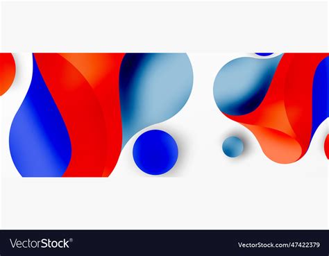 Geometric Round Shapes And Circles Abstract Vector Image