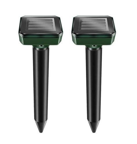 태양 마우스 두더지 울트라 해충 방제 Led 라이트 설치류 구충제 도구 티몬