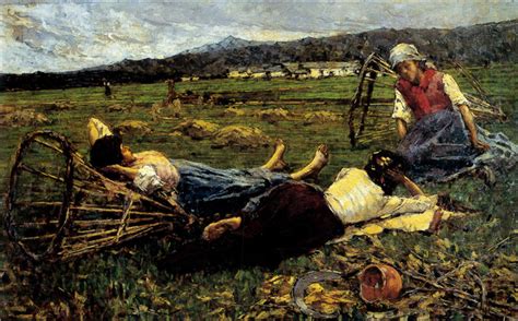 弗朗切斯科·菲利皮尼 （francesco Filippini） 的画作 农民休息午睡 酷画网