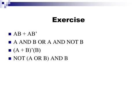 PPT Boolean Algebra PowerPoint Presentation Free Download ID