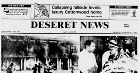 Deseret News Archives Indias Indira Gandhi Was Assassinated On Oct