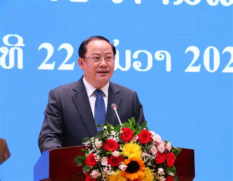 Mpt ທ່ານ ສອນໄຊ ສີພັນດອນ ມີຄໍາເຫັນຕໍ່ກອງປະຊຸມສະຫຼຸບຕີລາຄາຂະບວນການແຂ່ງຂັນ ຮັກຊາດ ແລະ ພັດທະນາ ຂອງ ກຕສ