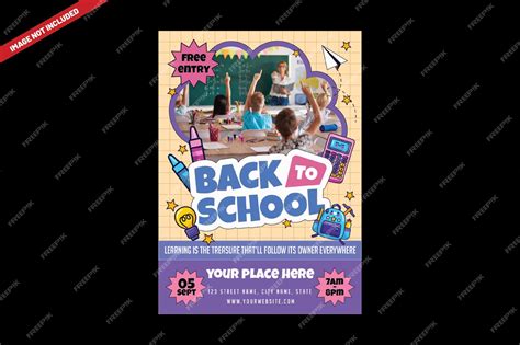 Premium Vector Back To School Flyer Premium Vector Back To School Flyer