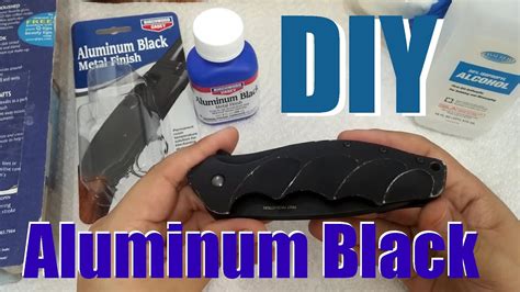 Diy Using Birchwood Casey Aluminum Black To Touch Up A Knife Handle