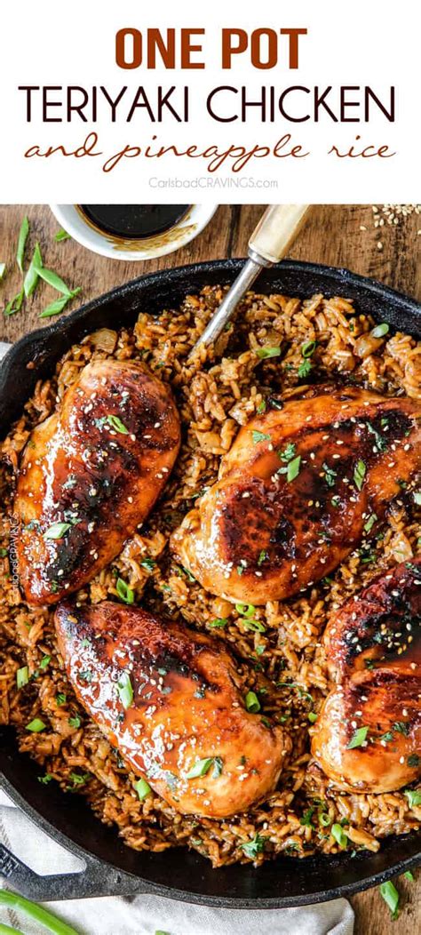 Pineapple Teriyaki Chicken And Rice Carlsbad Cravings