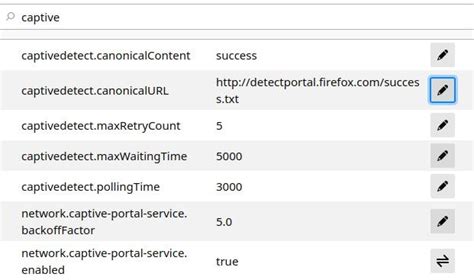 Changing The Firefox Captive Portal Encrypted At