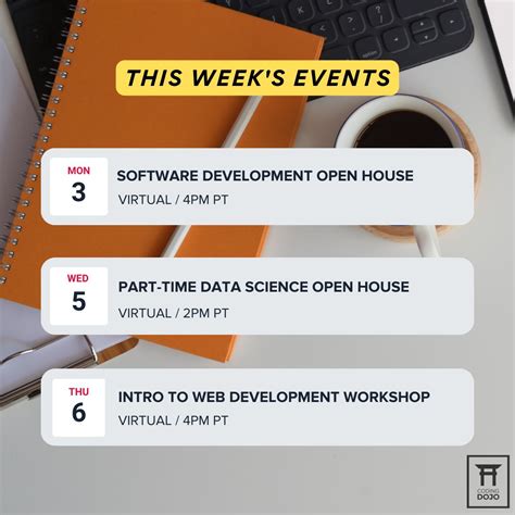 Coding Dojo On Linkedin Dont Miss Out On These Exciting Events