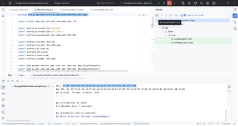 How To Implement Google Signin Oauth Authentication Client Id In Your App Android Studio
