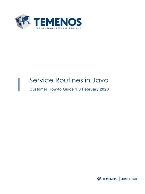 service routines in java customer how to guide 1 0 pdf library