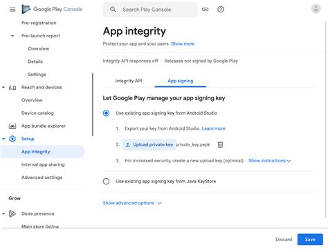 การเปดใชงาน Play App Signing สำหรบแอปทมอยบน Google Play แลว