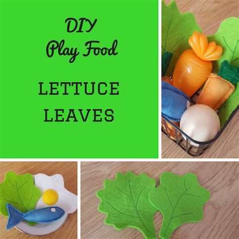Diy Play Food Lettuce Leaves Keeping It Real