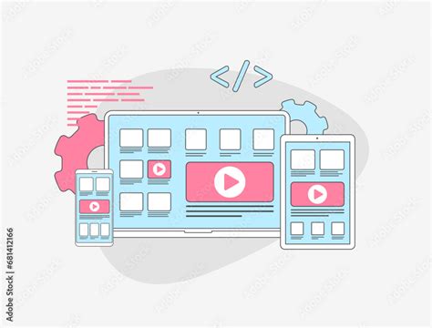 mobile first design responsive web design page for optimal display on