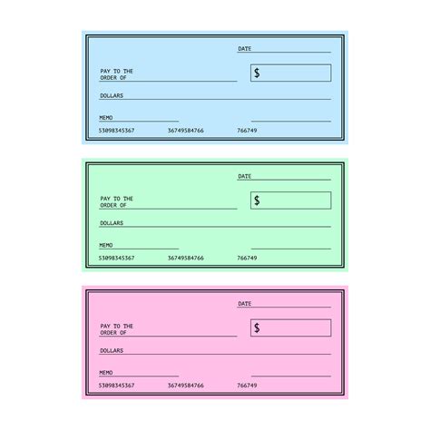 Blank Check Template