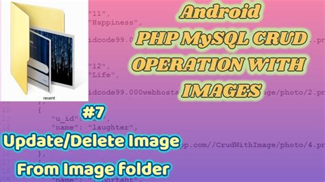 Android Studio MySQL Database Update Delete Image From Folder Using PHP YouTube