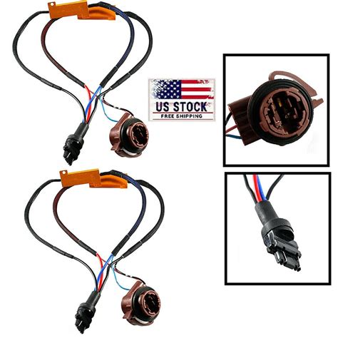 3157 4157 LED Decoder Load Resistor FIT LED Turn Signal Light Fix Hyper Flash US Walmart Com