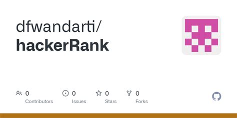 GitHub Dfwandarti HackerRank