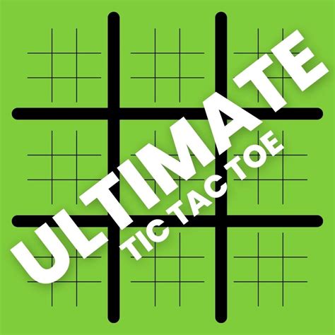 Ultimate Tic Tac Toe Free Printable Pdf Template