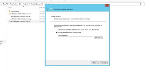 Steps To Import TLS Certificate Private Key From PKCS To JKS Keystore And Windows CertMgr