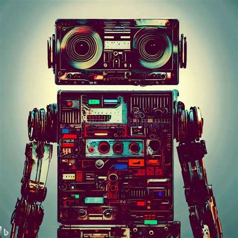 robot drawing fixing socket with lightbulb in corner robotic man