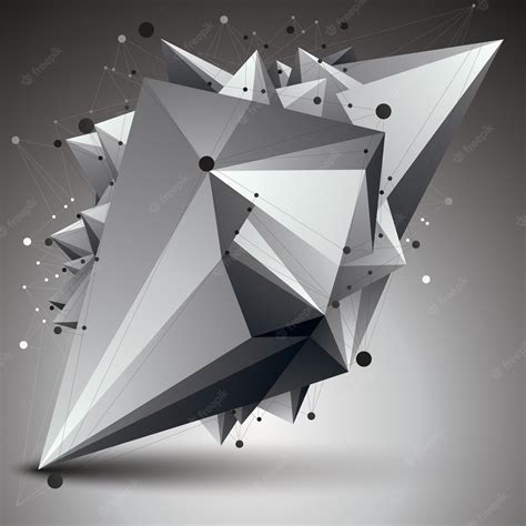 Premium Vector 3d Mesh Modern Stylish Abstract Construction Origami