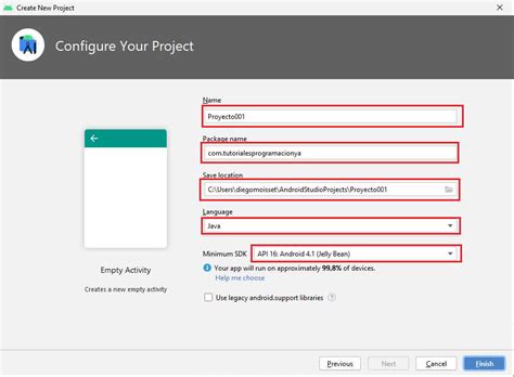 Como Crear Proyecto De Android Studio Android Studio