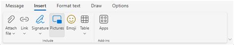 Insert And Resize Pictures In Outlook For Web Microsoft Outlook 365