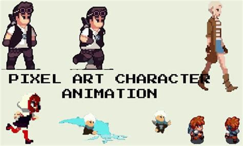 Make Pixel Art Character Pixel Art Animation Rpg Maker Sprite Sheet Character By Tommypic Fiverr