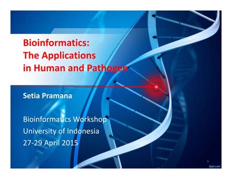 Bioinformatics I 4 Lecture Pdf