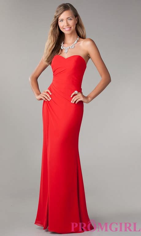 Strapless Evening Dress