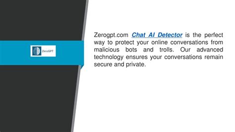 PPT Chat Ai Detector Zerogpt Com PowerPoint Presentation Free Download ID 12339350