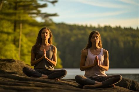 Premium Photo Nature S Yoga Haven Serene Practice