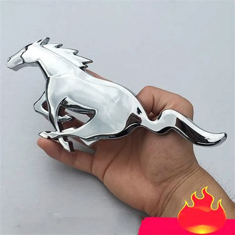 포드 자동차 스타일링용 3d 메탈 말 프론트 후드 그릴 바디 엠블럼 스티커 말 로고 프론트car Stickers Aliexpress